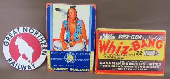 Whiz Bang Ammunition and Great Northern Railroad Winold Reiss Blackfoot ...