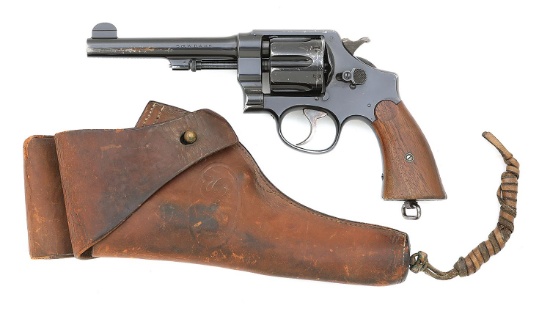 U.S. Model 1917 Double Action Revolver By S&W Identified To Captain Robert St. Barbe Boyd U.S ...