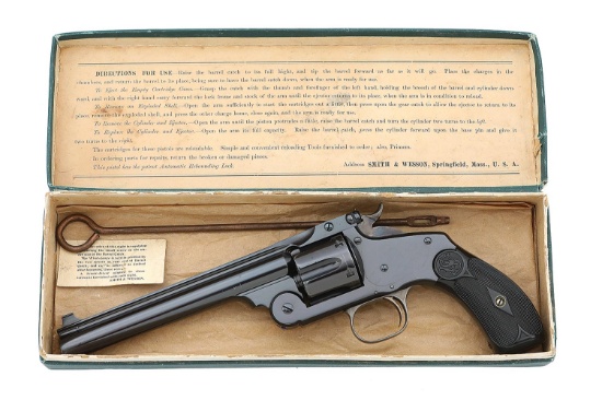 Fine Smith & Wesson New Model No. 3 Revolver with Box | Guns & Military ...