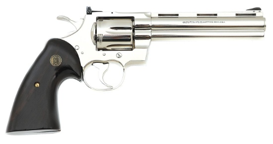 Beautiful Colt Python Double Action Revolver Identified to a Retired ...