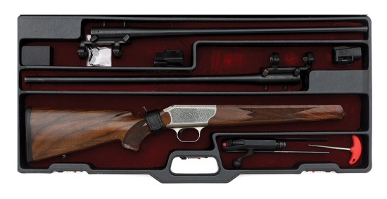 Blaser R93 Prestige Straight Pull Bolt Action Rifle Two Barrel Set ...
