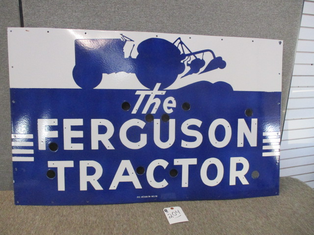 PORCELAIN THE FERGUSON TRACTOR SIGN | Proxibid